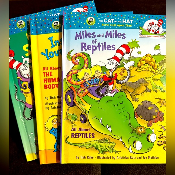 Toys | Pbs Kids The Cat In The Hat Learning Library Book X3 Books ...
